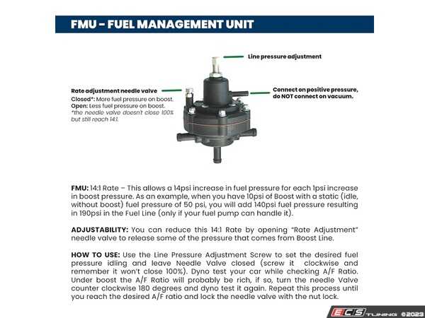 SPA Performance - CMBVLRBLT040171 - 10-100 PSI Billet Adjustable Fuel ...