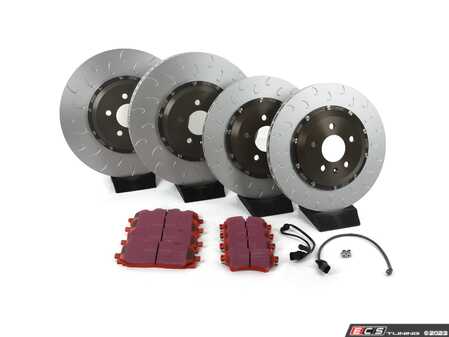 Assembled By ECS - 034-301-2010KT - Front And Rear Two-Piece Brake ...