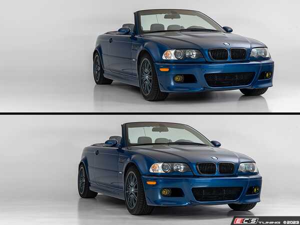 Turner Motorsport - E46M-BLK-FLUSHKT - "Flush" Fitment Kit - Black - E46 M3