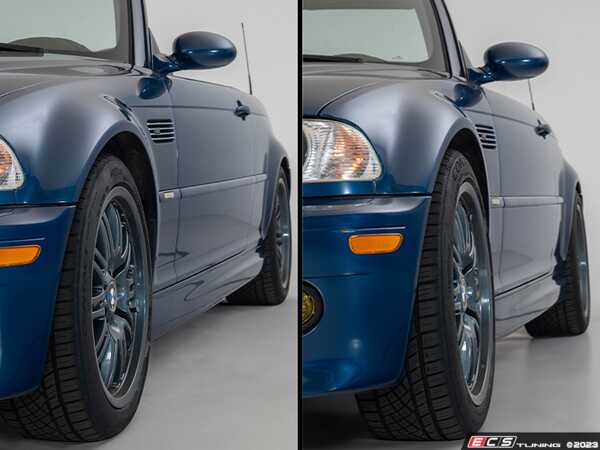 Turner Motorsport - E46M-BLK-FLUSHKT - "Flush" Fitment Kit - Black - E46 M3