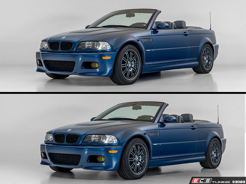 Turner Motorsport - E46M-BLK-FLUSHKT - "Flush" Fitment Kit - Black - E46 M3