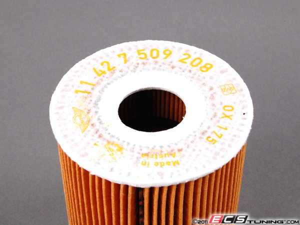 Genuine MINI - 11427512446 - Oil Filter Kit With O-Ring (11-42-7-512-446)