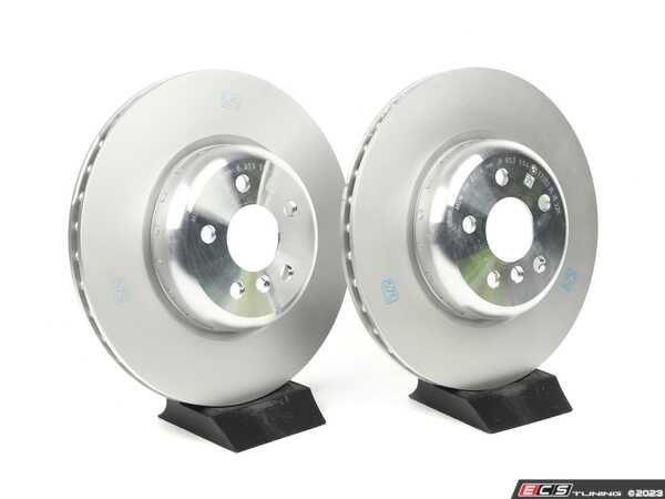 Genuine BMW - 34208853554KT - Rear Brake Rotors - Set (345x24)