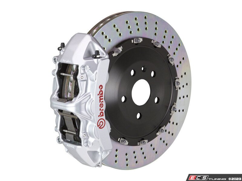Brembo - 1N1.9527A3 - W204 C63 AMG Front Brembo Big Brake Kit - Silver