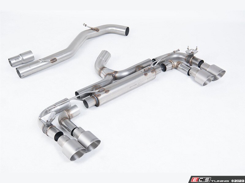 Milltek Sport - SSXVW715 - Milltek Race Cat Back Exhaust - GT-100 ...