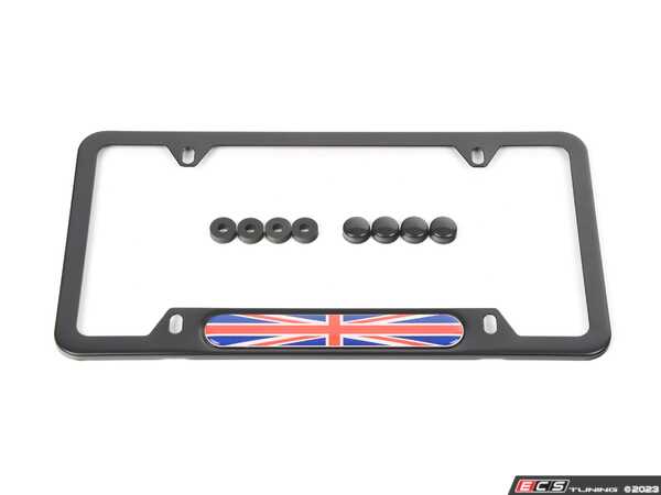 Genuine MINI - 51805A5CFA4 - MINI Union Jack License Plate Frame ...