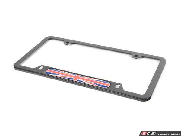 Genuine MINI - 51805A5CFA4 - MINI Union Jack License Plate Frame ...