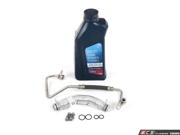 Genuine BMW - 11427643175KT - Turbocharger Oil Line Kit
