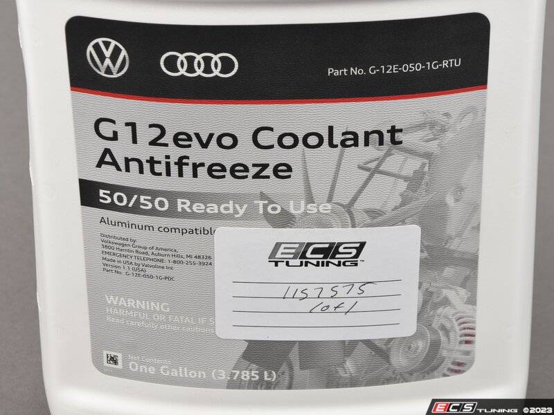 Genuine Volkswagen Audi - G12E050S0 - COOLANT - (NO LONGER AVAILABLE ...