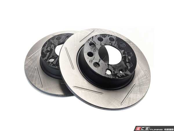 Emmanuele Design - EMD-27210-PR - Rear Slotted Brake Rotors - Pair (272x10)