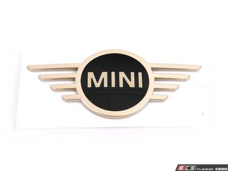 Genuine MINI - 51145A32482 - Trunk Emblem - Silver (51-14-5-A32-482)