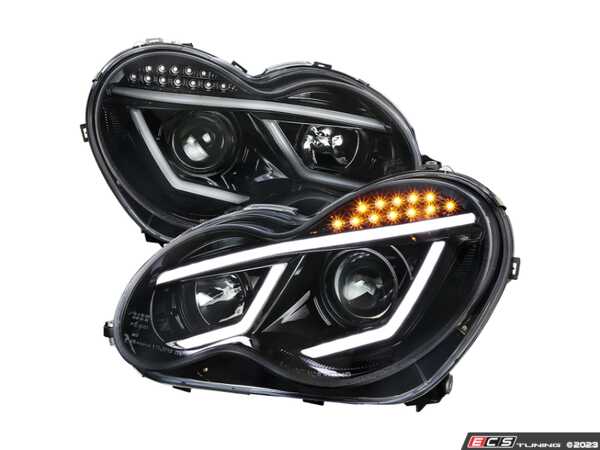 Spec-D Tuning - LHP-BW20301JM-TM - 2001-2007 Mercedes Benz W203 C Class ...