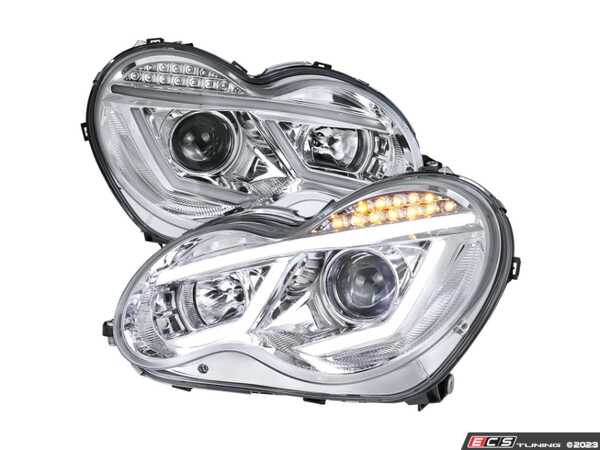 Spec-D Tuning - LHP-BW20301-TM - 2001-2007 Mercedes Benz W203 C Class ...