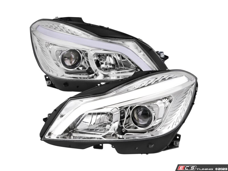 Spec-D Tuning - LHP-BW20412-SQ-T - 2012-2014 Mercedes-Benz W204 C-Class ...