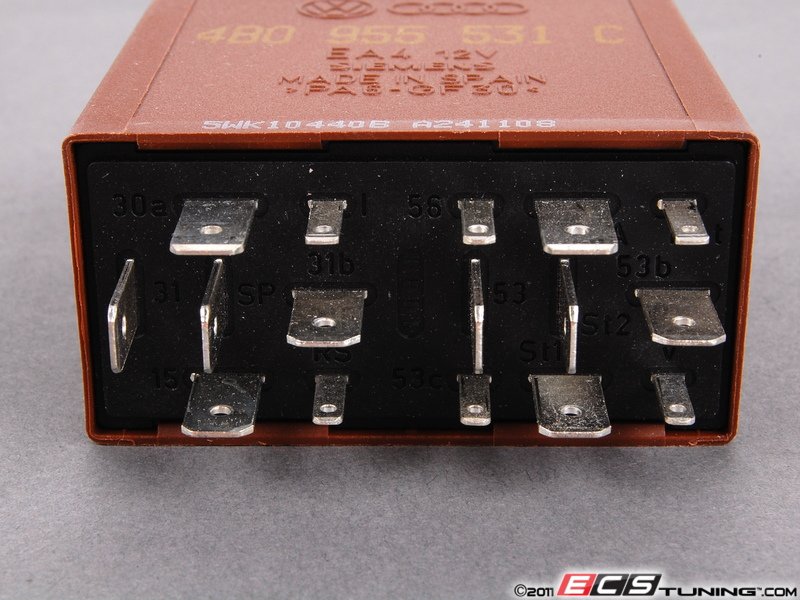 Genuine Volkswagen Audi - 4B0955531C - Intermittent Wiper Relay (4B0 ...
