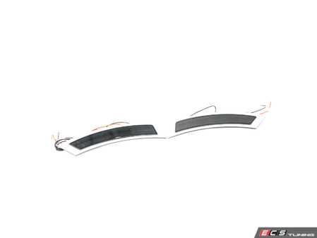 Rennline - EL361.SMOKED - Rennline LED Side Marker Lights - Smoked