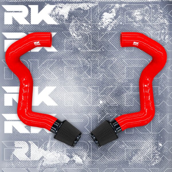 RK Tunes - 41961808756841 - G90 M5 Front Mount Intakes - Red Piping ...