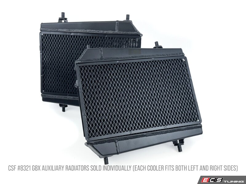 CSF Cooling - 8321 - High-Performance Auxiliary Radiator - G8X M3/M4/M2