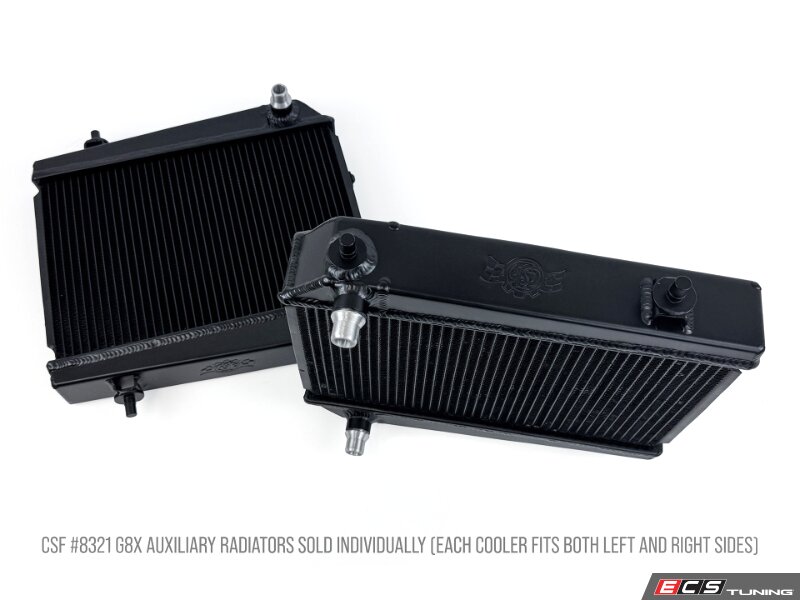 CSF Cooling - 8321 - High-Performance Auxiliary Radiator - G8X M3/M4/M2