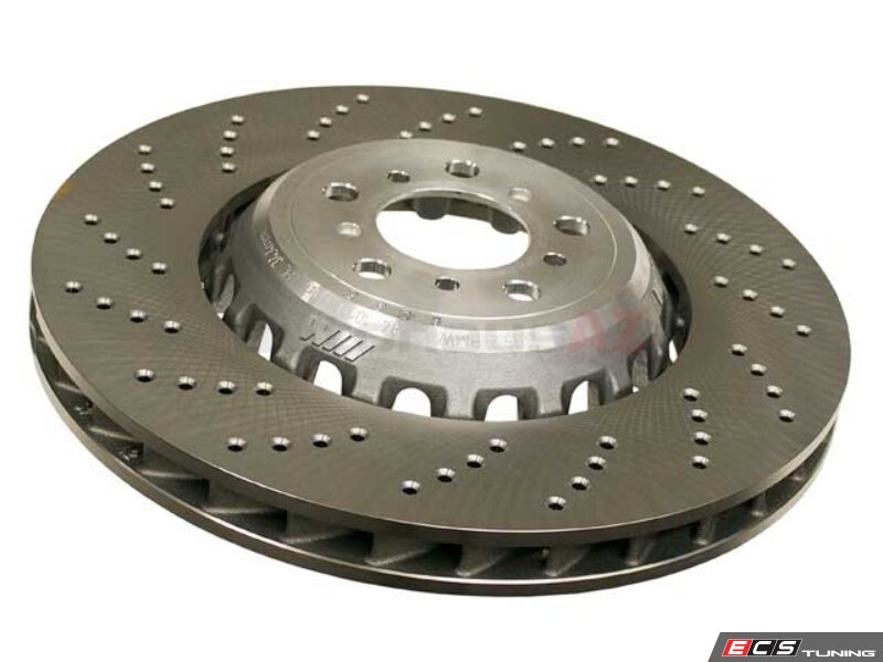 SHW Performance - 34112284102 - Cross-Drilled Brake Rotor - Sold ...