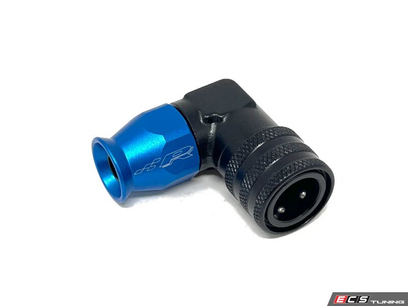 Precision Raceworks - 201-0227 - PTFE AN6 90 Degree Fitting To 9.49 (3/ ...