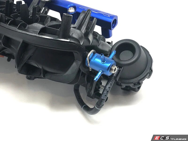 Precision Raceworks - 601-0043 - Intake Manifold Boost Tap Kit - Blue