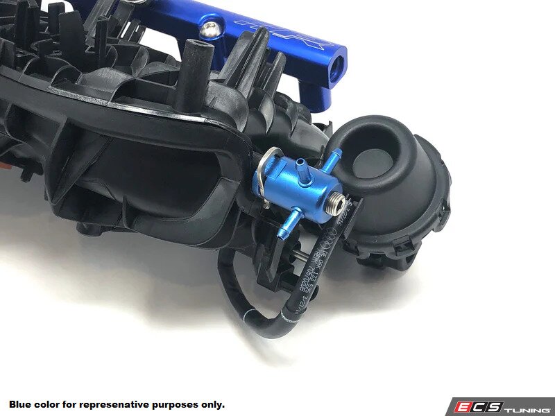 Precision Raceworks - 601-0228 - Intake Manifold Boost Tap Kit - Black