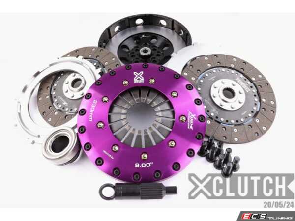 XClutch - XKBM23554-2G - Stage 4 Twin Disc Rigid Organic Clutch Kit - Organic
