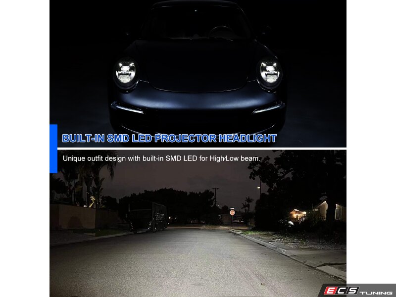 Spec-D Tuning - LHE-91112JM-23-L - 2012-2019 Porsche 911 991 Projector ...
