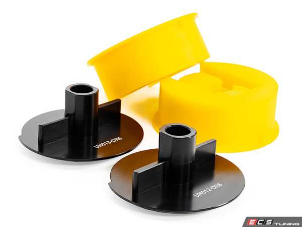 Unitronic - UH015-DRA - Unitronic Yellow Dogbone Mount Cap & Bushing ...