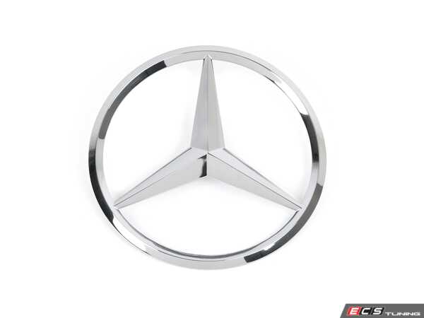 Genuine Mercedes Benz - 2058174500 - Mercedes-Benz Star Badge - Chrome
