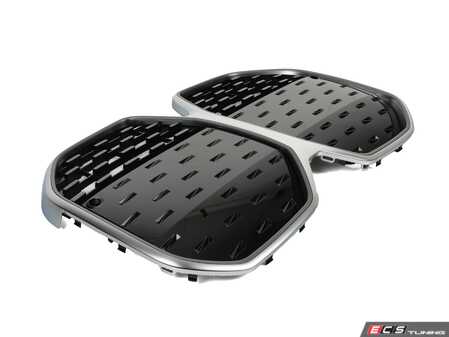 Genuine BMW - 51139850173 - FRONT ORNAMENTAL GRILLE GRAY (51-13-9-850-173)
