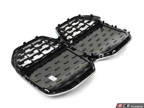Genuine BMW - 51139850173 - FRONT ORNAMENTAL GRILLE GRAY (51-13-9-850-173)