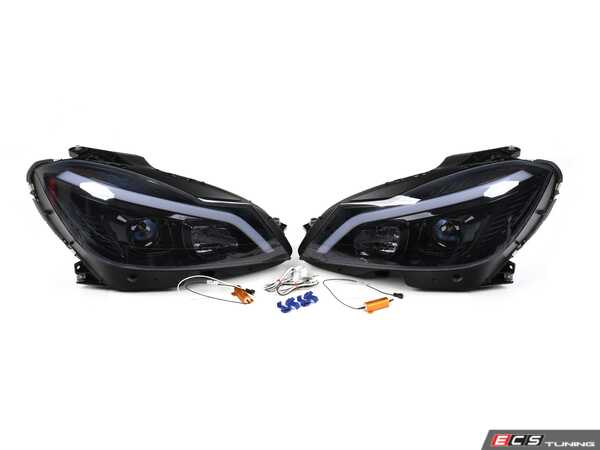 Spec-D Tuning - LHP-BW20412G-SQ- - 2012-2014 Mercedes-Benz W204 C-Class ...