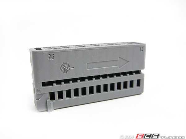 Genuine BMW - 12527521528 - Socket Housing (12-52-7-521-528)