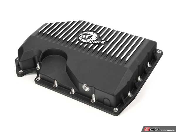 AFE - 46-71240B - Pro Series Engine Oil Pan - Black With Machined Fins