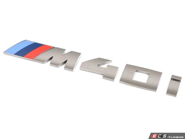 Genuine BMW - 51148089622 - Model Emblem - M40I (51-14-8-089-622)