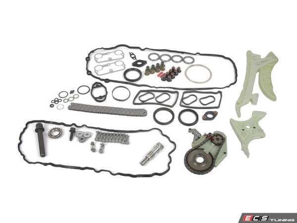 Assembled By ECS - 11137627512KT - N20/N26 Complete Timing Chain Kit