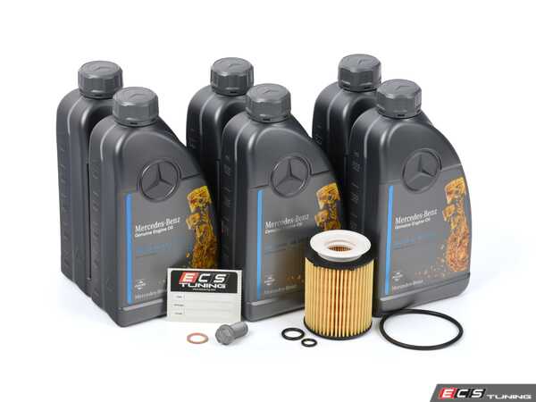 Assembled By ECS - M260OILSERVIKT3 - M260 Genuine Oil Service Kit (5w-40)