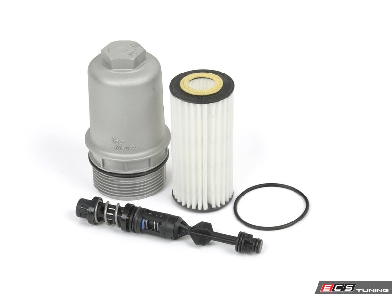 Assembled By ECS - 06L115401LPRMKT - Aluminum Oil Filter Housing Kit