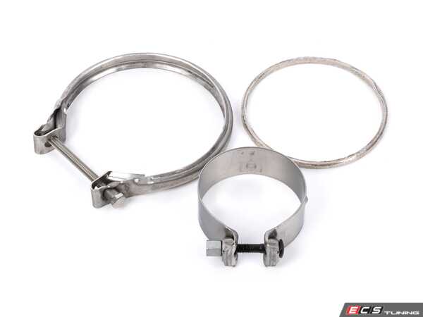 Assembled By ECS - 18328612537KT - Downpipe Installation Kit