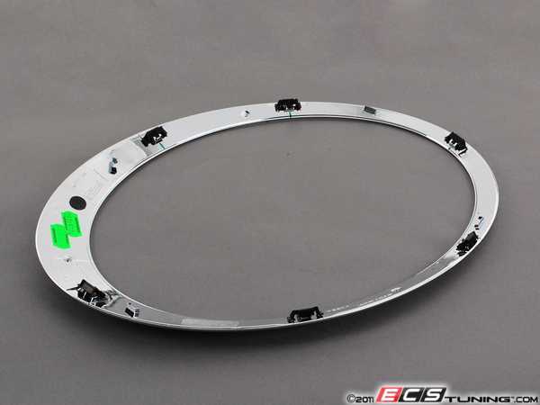 Genuine MINI - 51137149906 - Headlight Trim Ring Chrome - Passenger ...