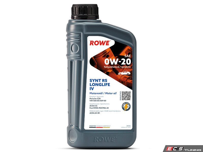 ROWE - 20036-0010-99 - Hightec SYNTH RS Longlife IV SAE 0W-20 - 1 Liter