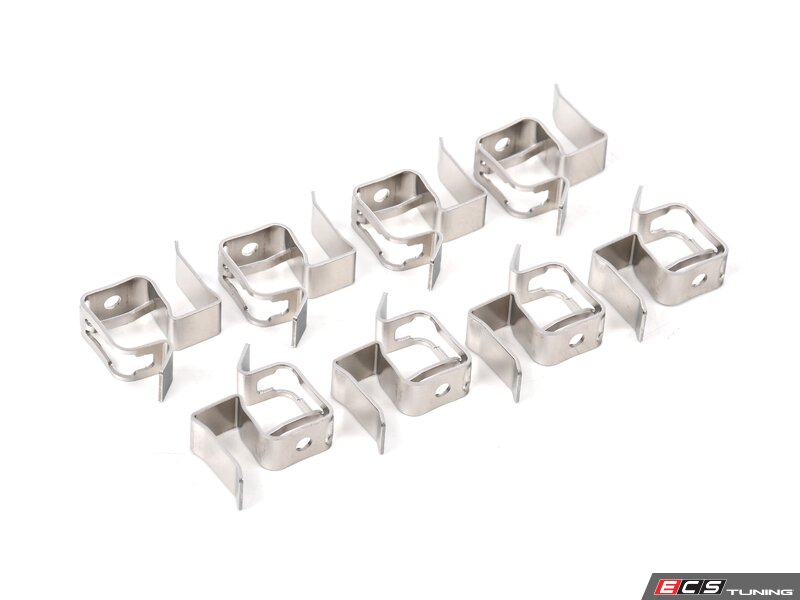 Genuine Volkswagen Audi - 5WA698157B - Spring Clips - Front (5WA 698 157 B)