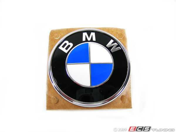 Genuine BMW - 51137019946 - Trunk Roundel - Priced Each (51-13-7-019-946)