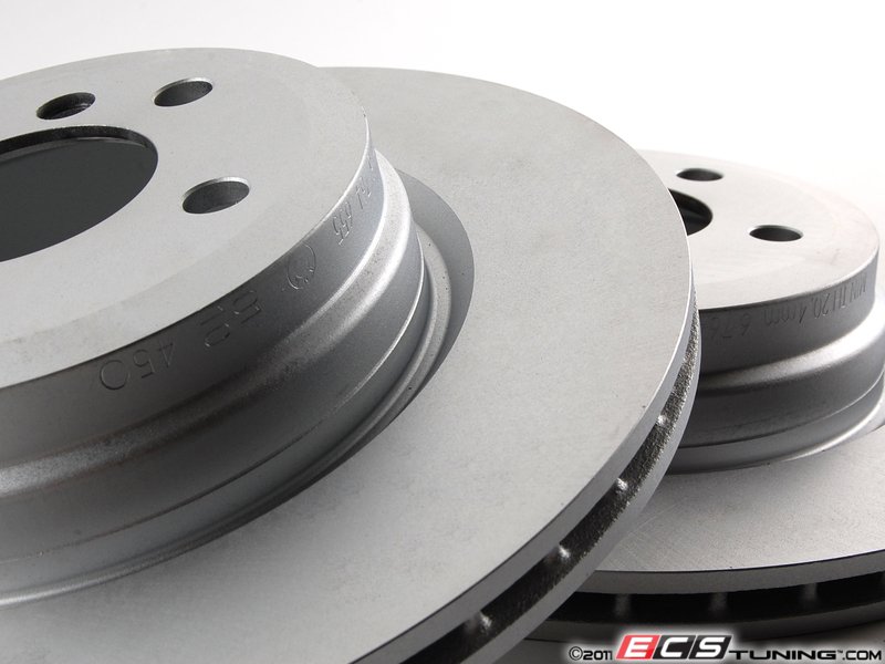 Genuine BMW - 34216855004KT - Rear Brake Rotors - Pair (336x22)