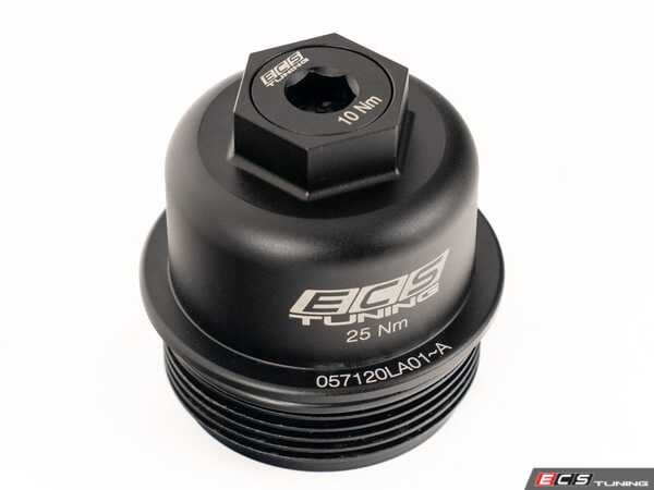 ECS - 057120LA01 - Billet Aluminum Oil Filter Cap