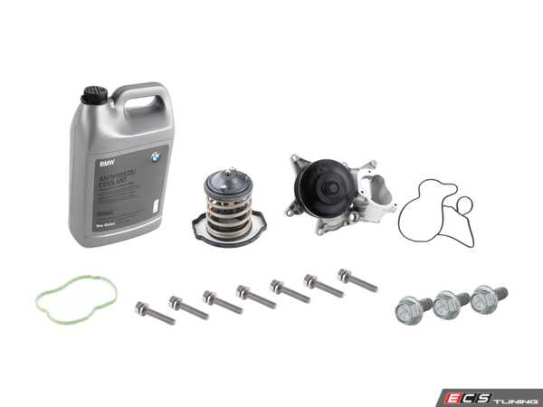 Assembled By ECS - 11518516205KT - Water Pump & Thermostat Replacement Kit