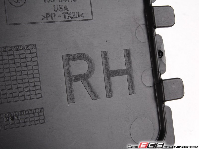 Genuine BMW - 51717163282 - Front Air Duct Cover - Right (51-71-7-163-282)