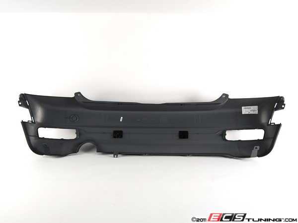 Genuine MINI - 51127201900 - Bumper Cover Full Section Rear Primed ...